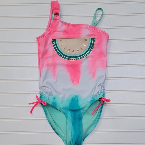 Justice | Swim | Justice Watermelon One Piece Swimsuit | Poshmark